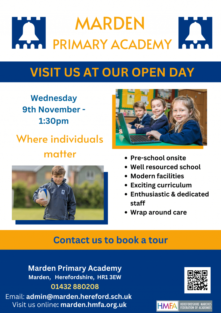 Marden Primary Academy Open Day – Marden Primary Academy